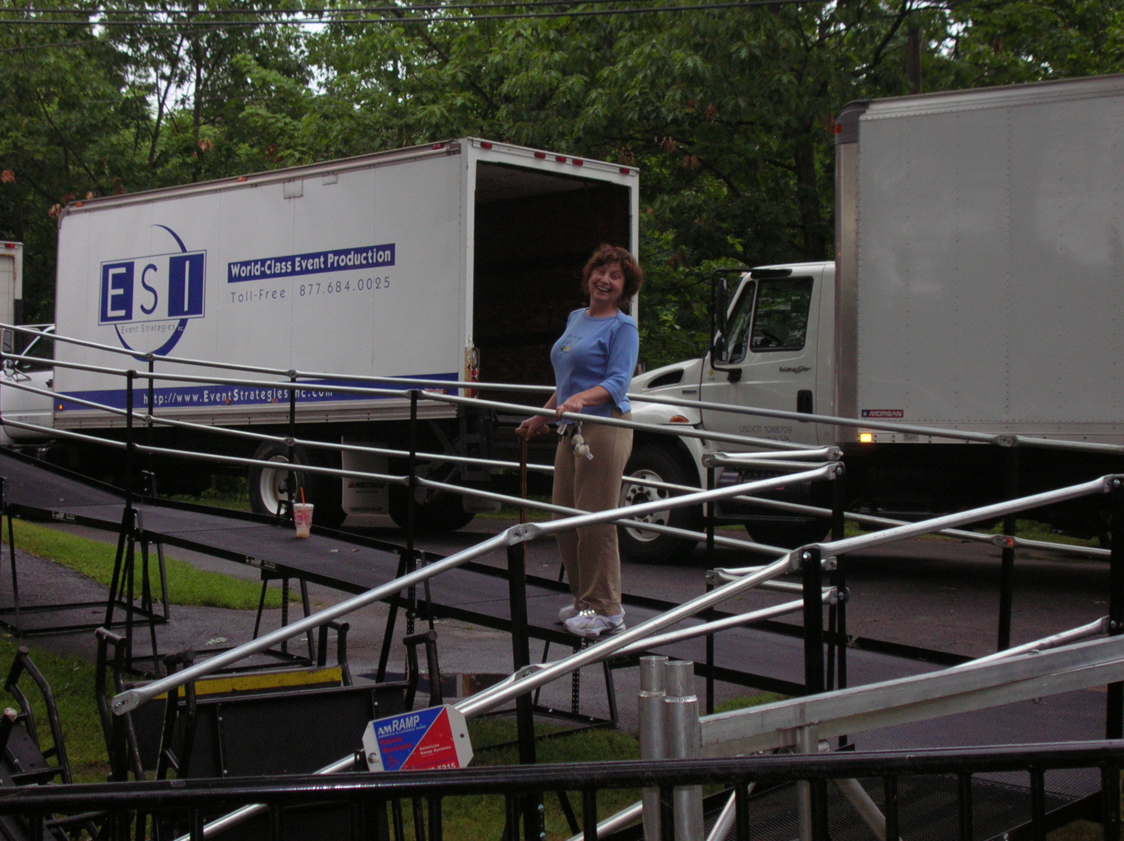 Maureen Humiston during the McCain preparations. – Maine Military Museum