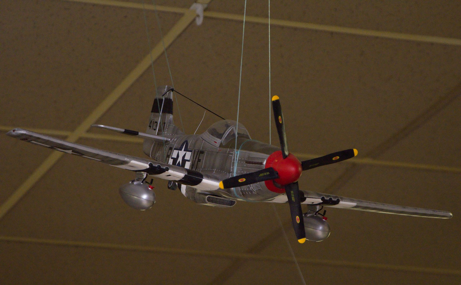 P-51 in an attack mode. – Maine Military Museum