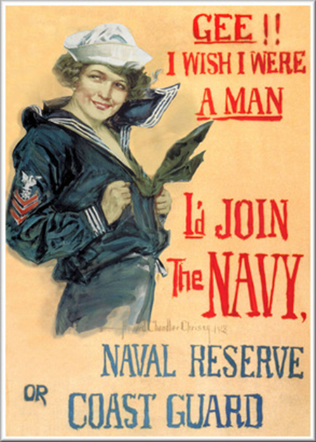 Gee!! I wish I were a man, I’d join the Navy – Maine Military Museum